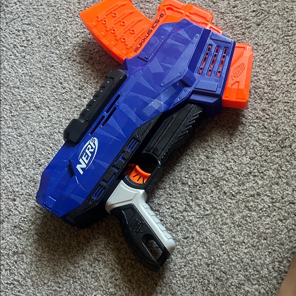 Nerf | Toys | Nerf Elite Blaster Vibrant Blue And Bold Orange | Poshmark